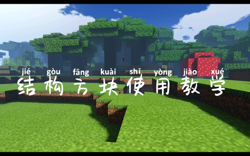 【MCBE】基岩版结构方块教学