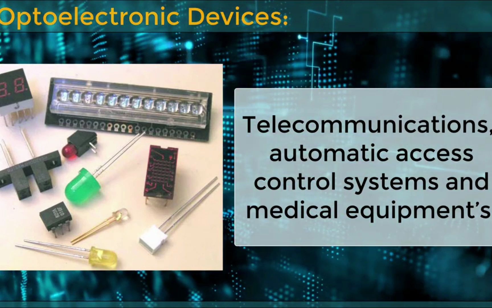 光电器件及其应用