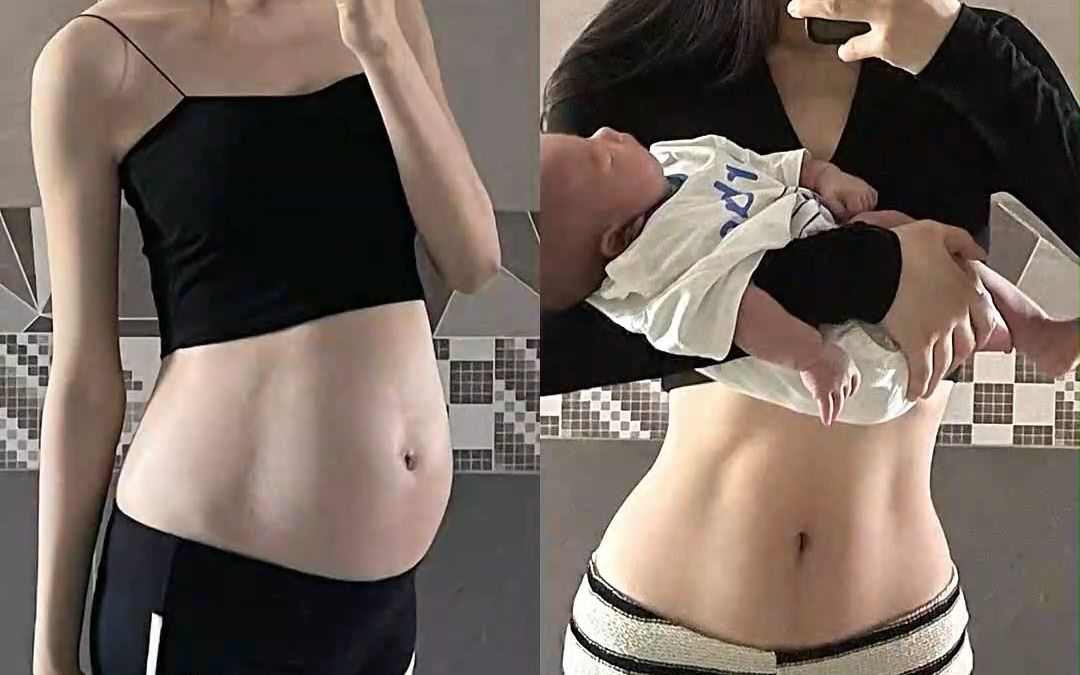 孕前VS产后,原相机记录整个孕期身材变化!
