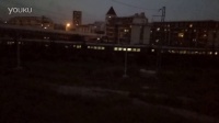 K387次列车通过塘沽弯道(本务竟然是青蛙)