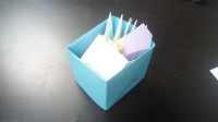 儿童手工折纸,收纳效果非常好的方盒子折法,折法简单到爆炸