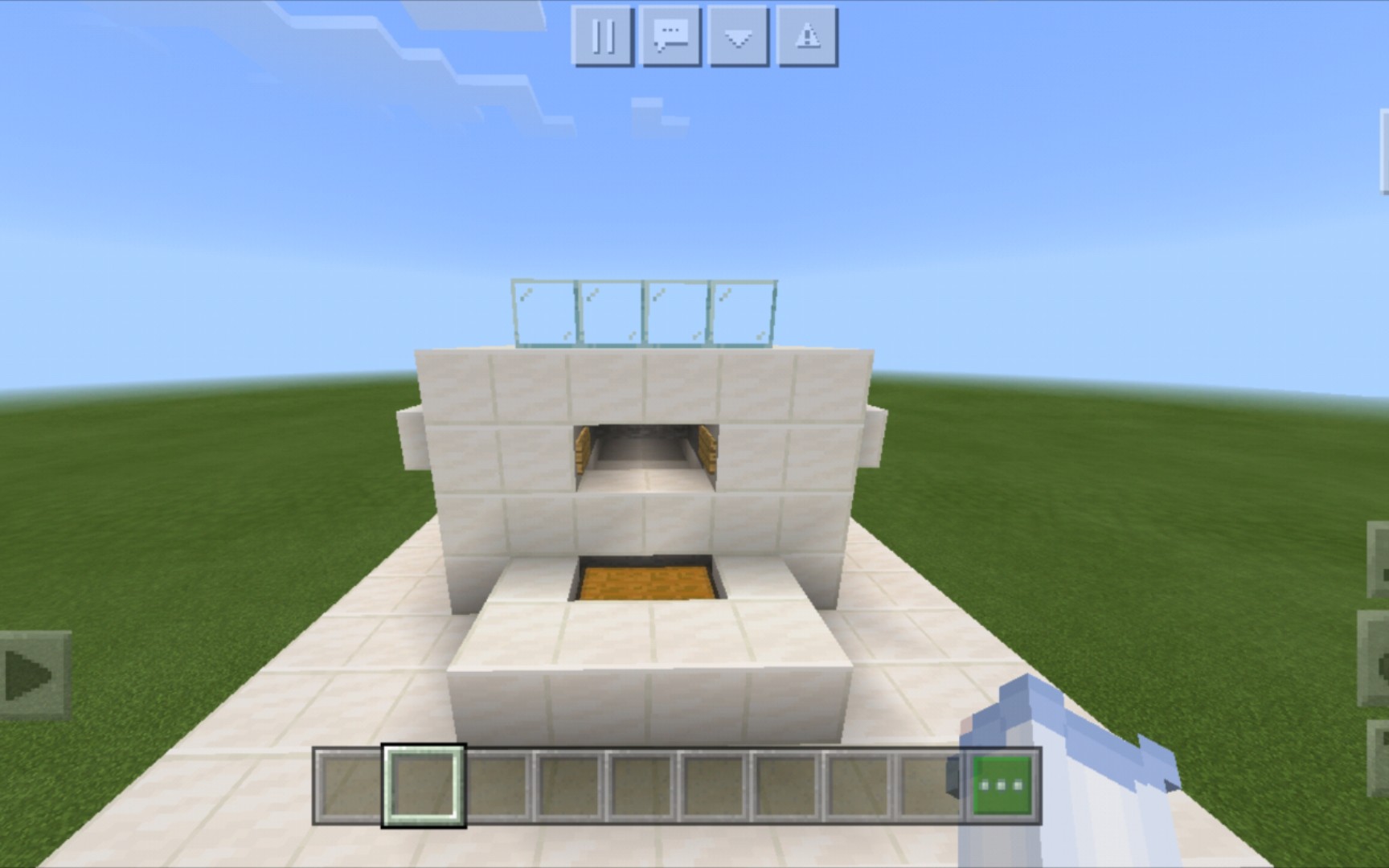 我的世界基岩版 高效半自动刷石机