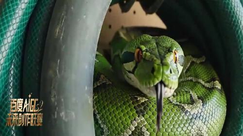 水管惊现巨蟒伪装术!螺旋缠绕真假难辨吓坏园丁