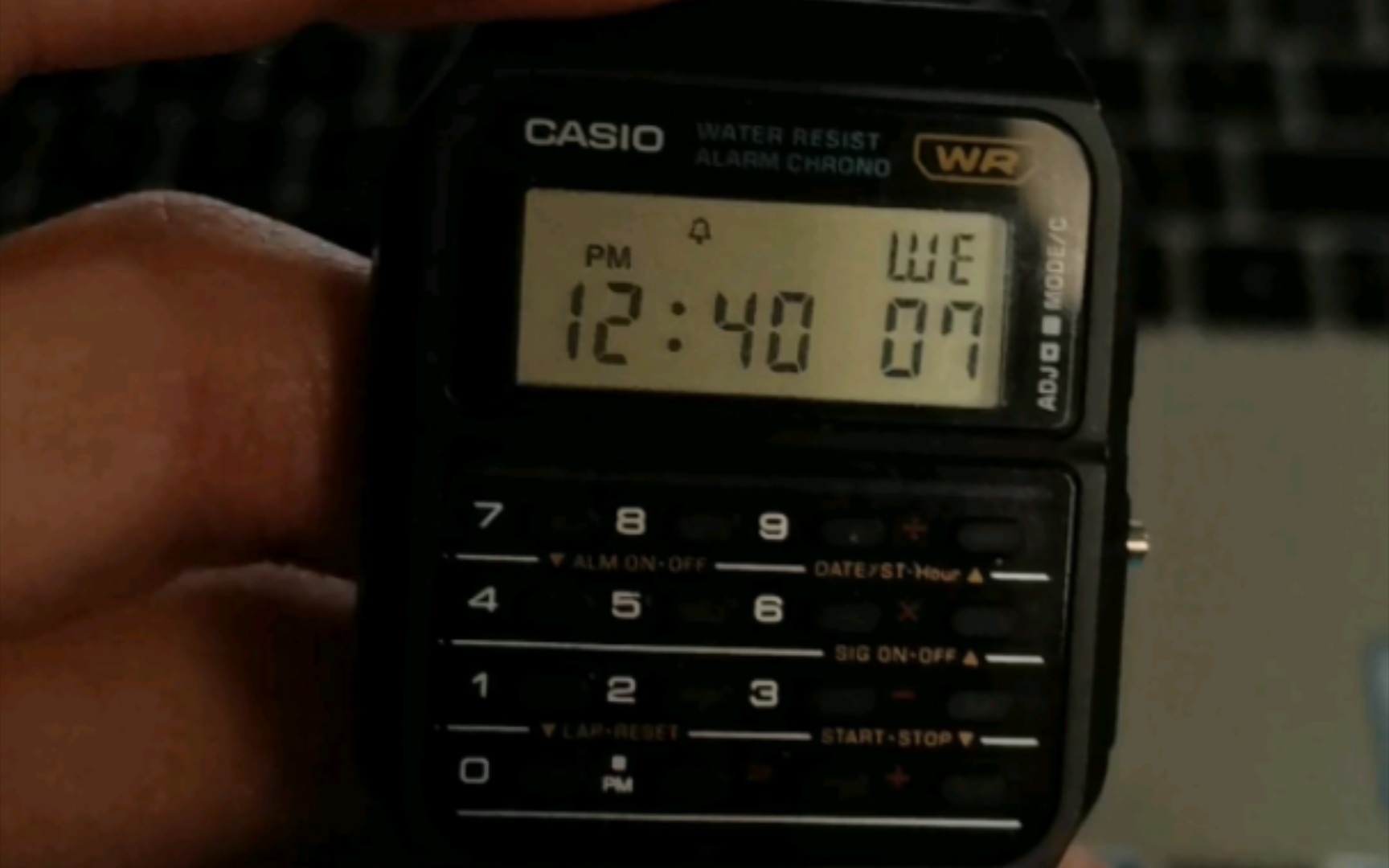 666×666=多少?卡西欧CA-53W计算功能演示。