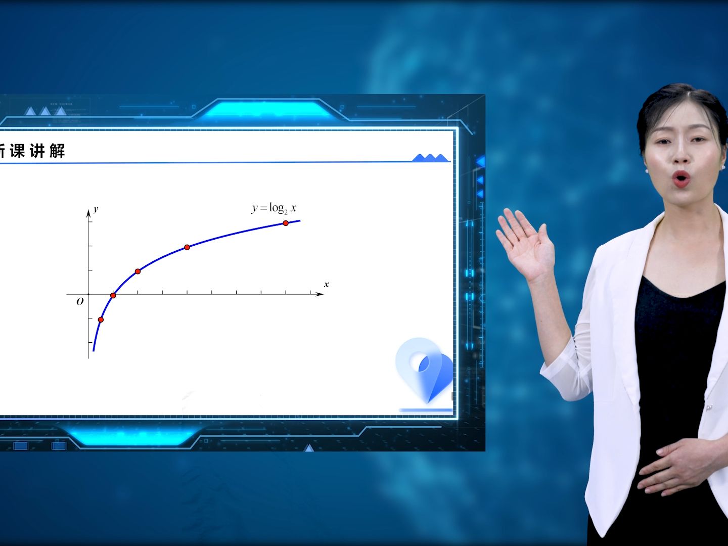 对数函数的图象和性质微课