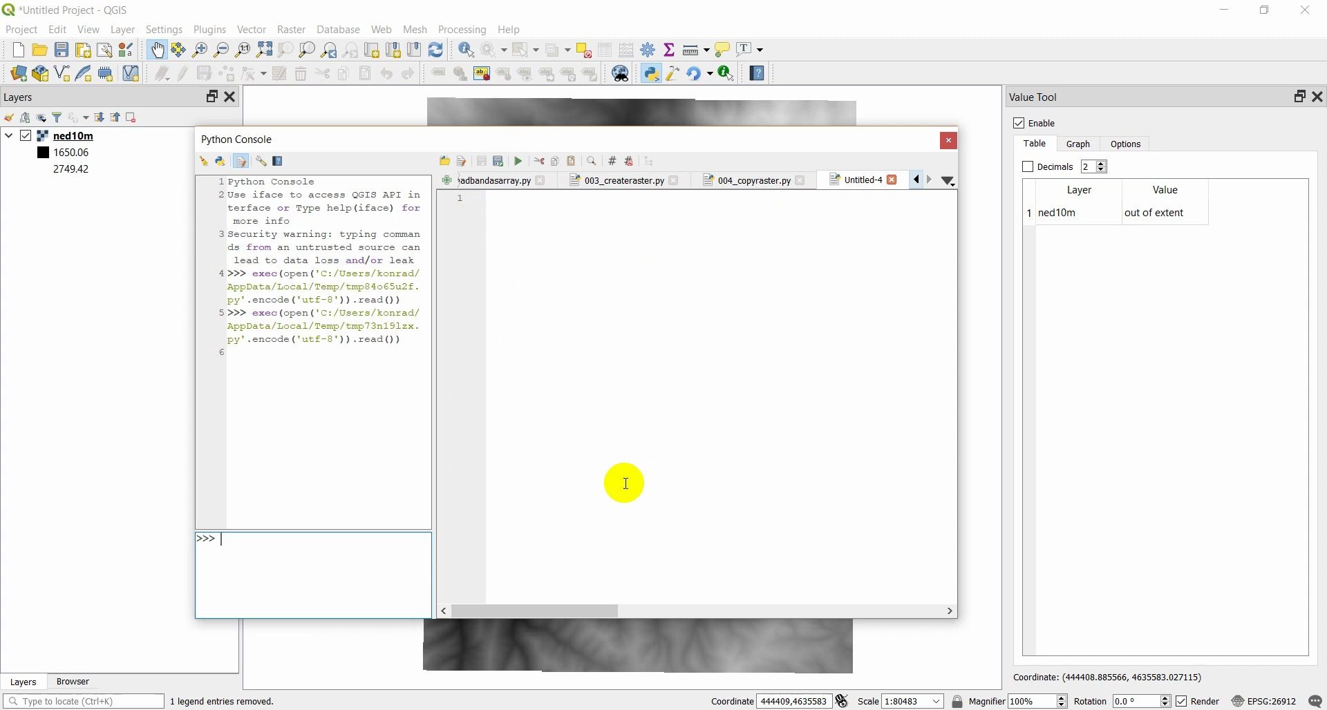 Python GIS - Change Raster Values (GDAL)