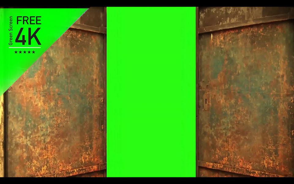 【绿幕素材】4K大门打开绿幕素材包无版权无水印[2160p60 4K]