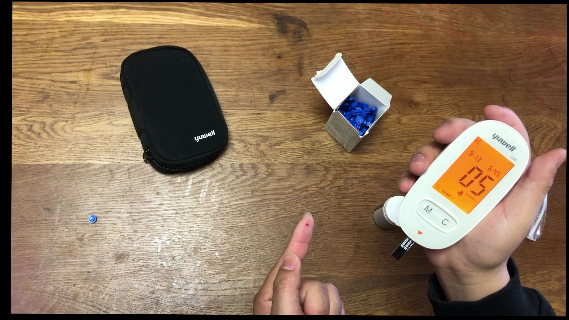 手把手教您使用鱼跃血糖仪