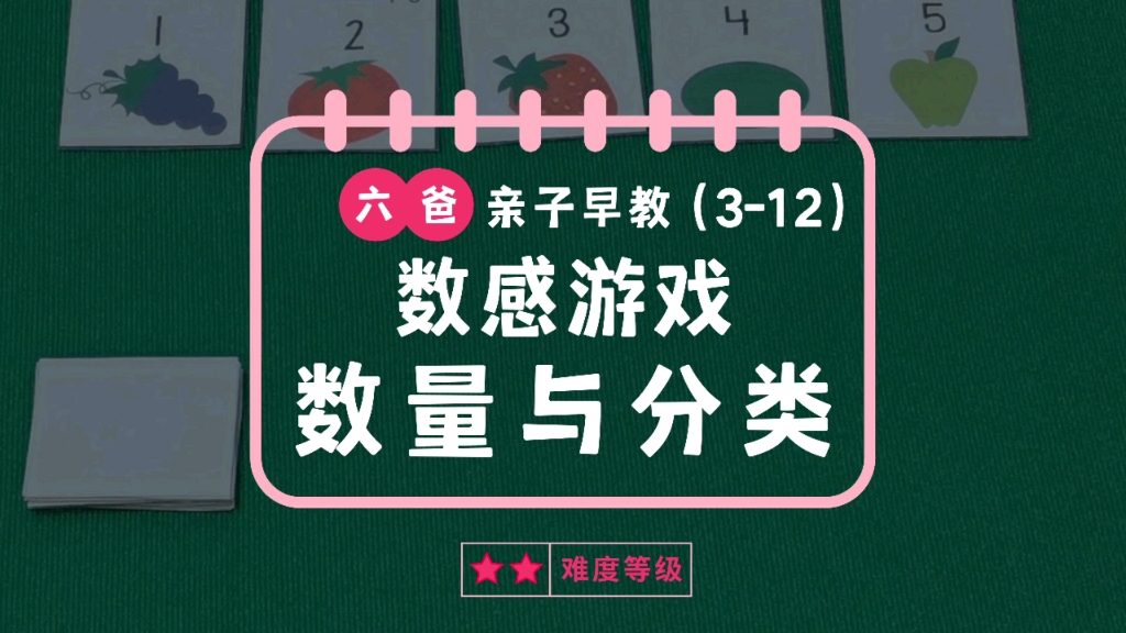 孩子能将数字符号和数量一一对应起来,也是不小的进步哦!