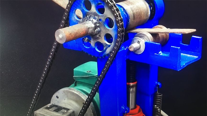 手动电动两用弯管机