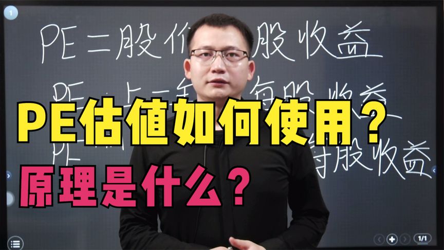 股票的PE代表了什么？PE应该如何使用？哪些公司可以用PE估值？