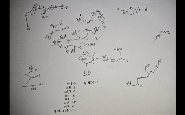 《黑神话悟空》 第四回 盘丝洞 手绘地图 2024/8/23_单机游戏热门视频