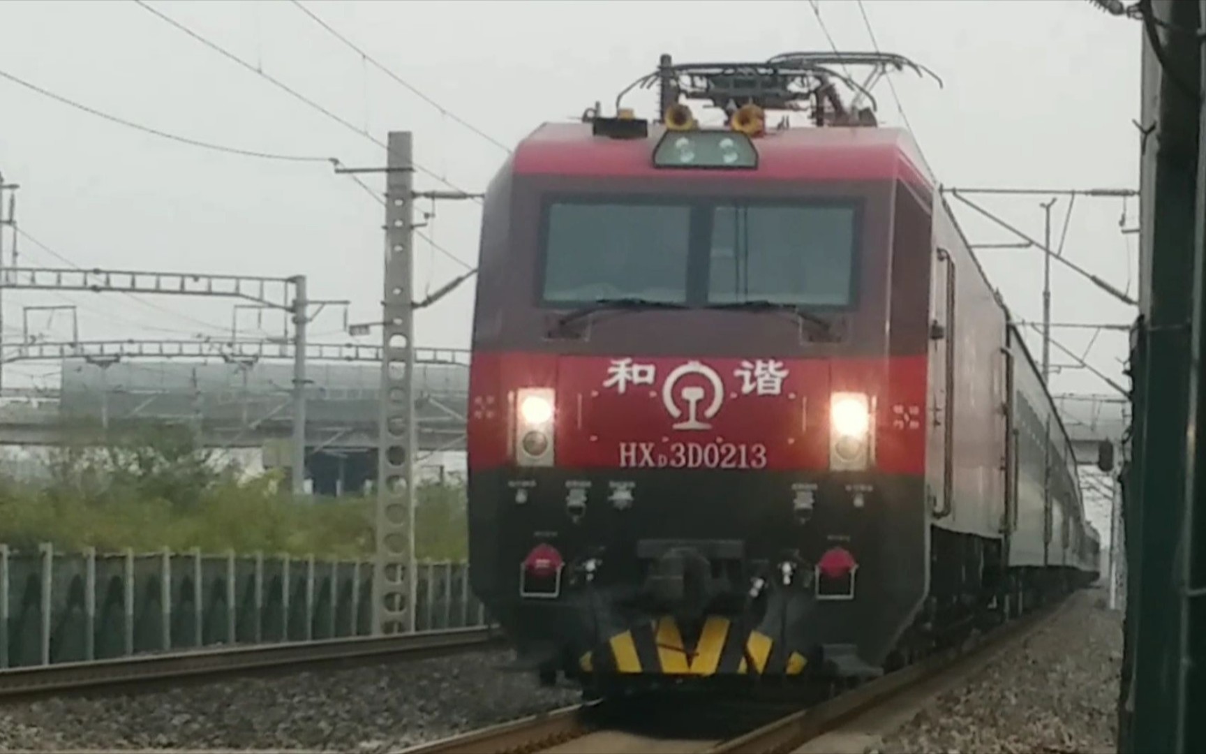 神车已逝,缩短至怀化站终到的K728次接近天津站四号楼,即将临时停运