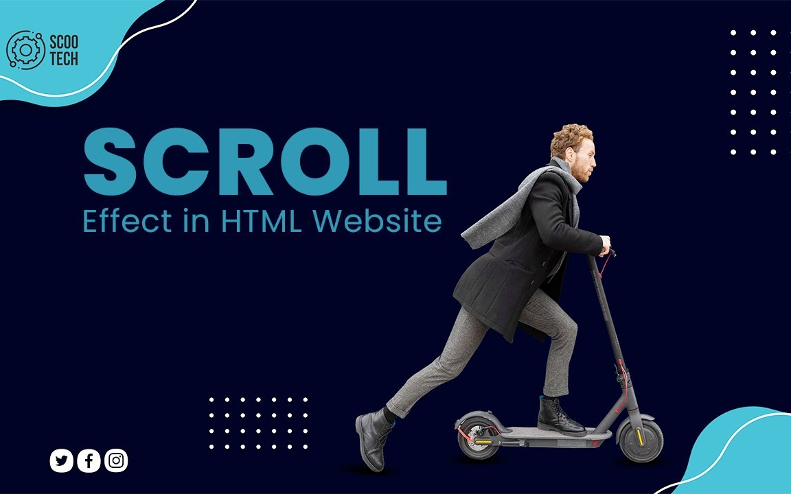 滚动效果在HTML网站标题设计