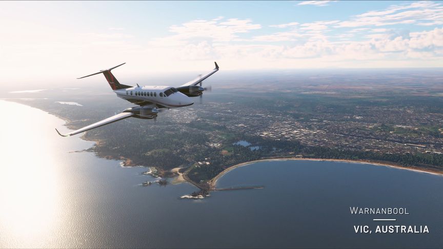 4K-开飞机免费环球旅行-微软模拟飞行2020大洋洲景点演示