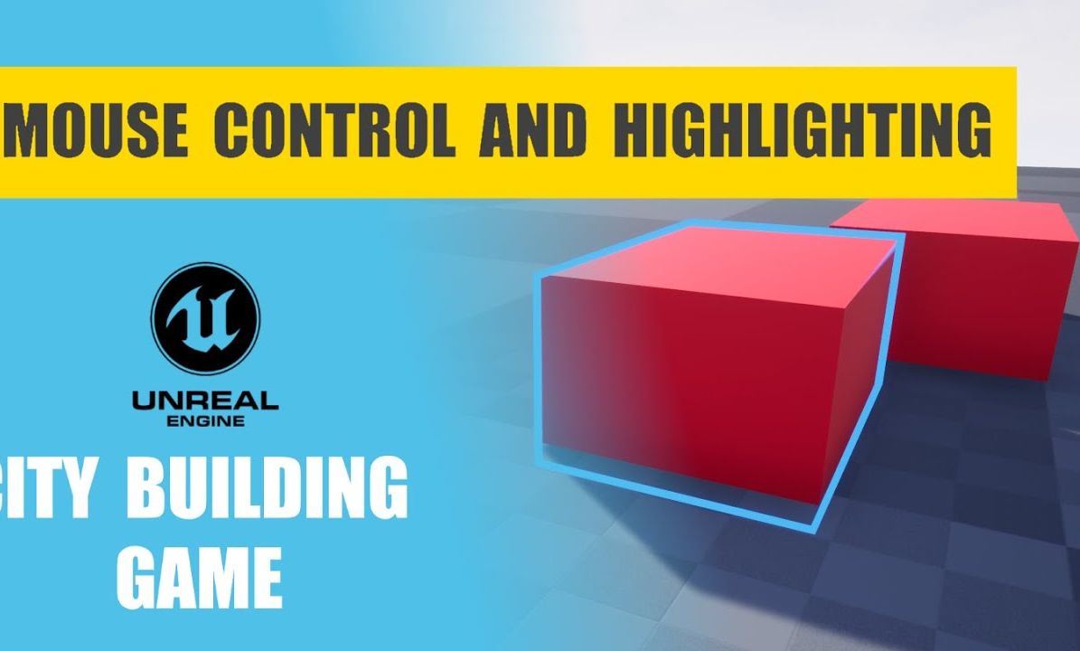 虚幻引擎4 ! 制作鼠标光标-单击世界中的对象和突出显示材质!