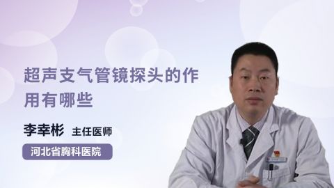 超声支气管镜探头的作用有哪些