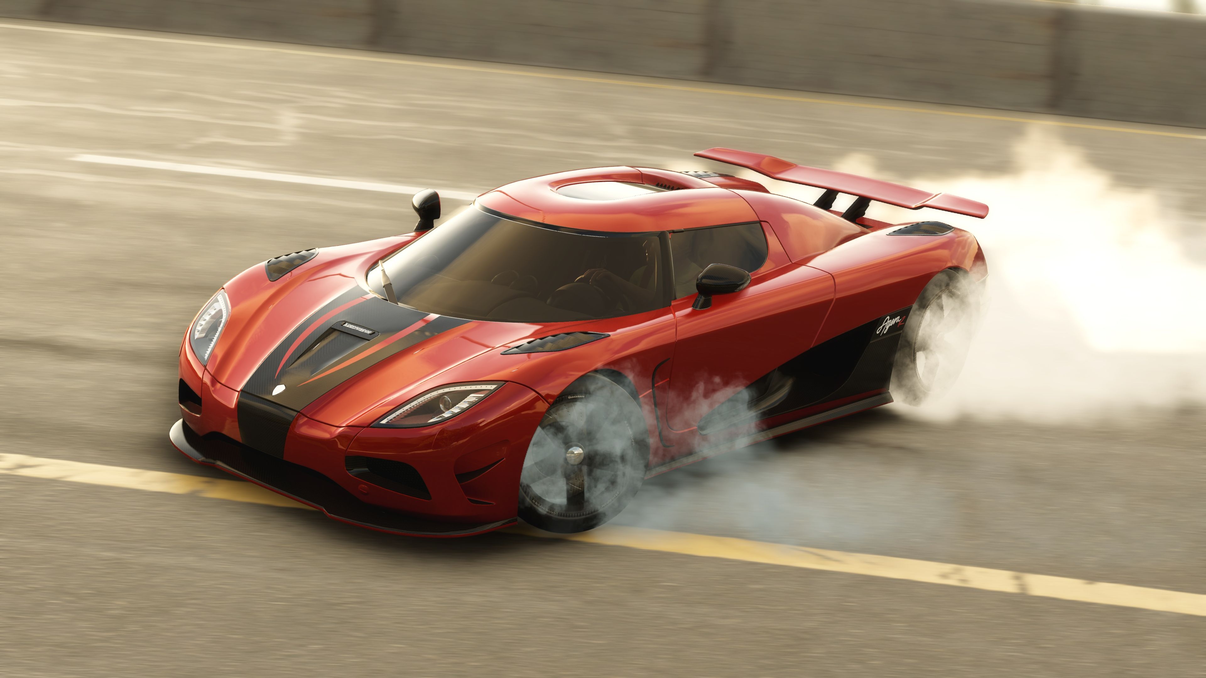 【环岛】夕阳下开着柯尼塞格Agera R狂飙!4K最高画质 Liberty领土 10:...
