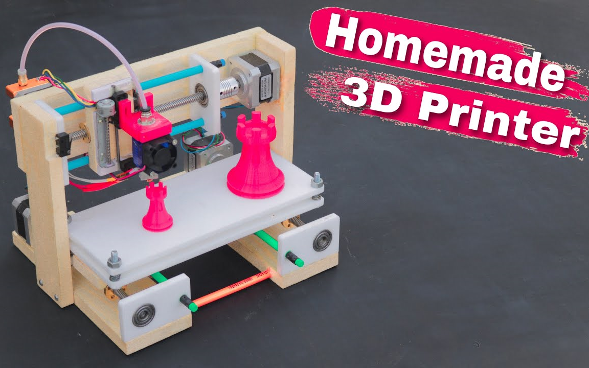 【YouTube】教你如何自制简易3D打印机