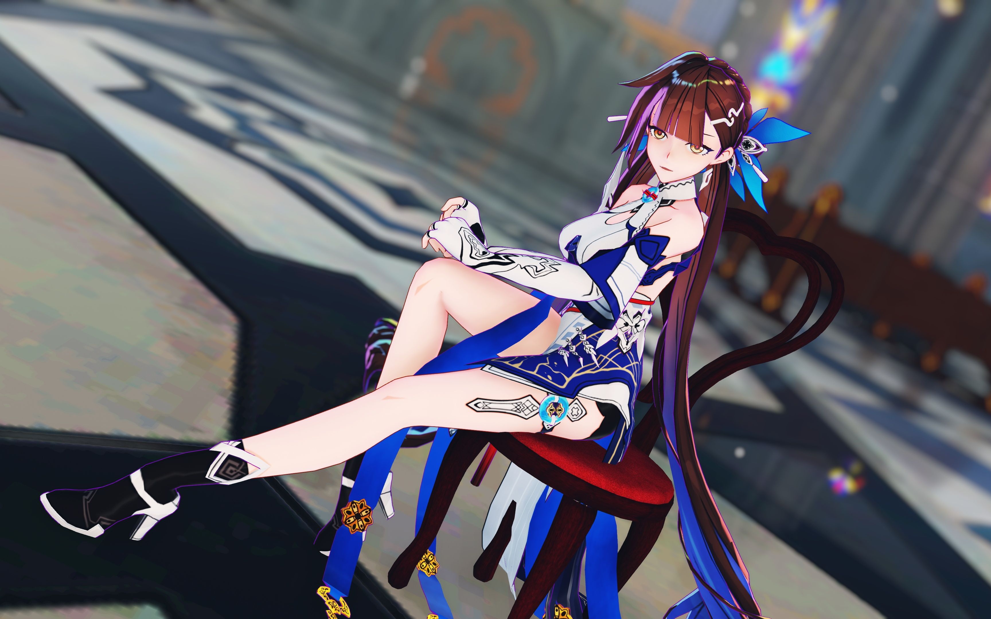 4K 60帧 腿环的含义是男友募集中~