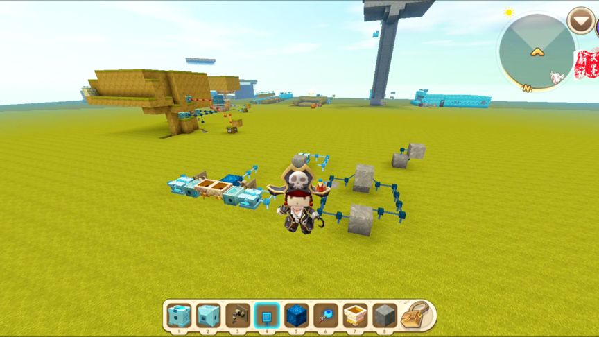 迷你世界新手电路教学 简单脉冲教学