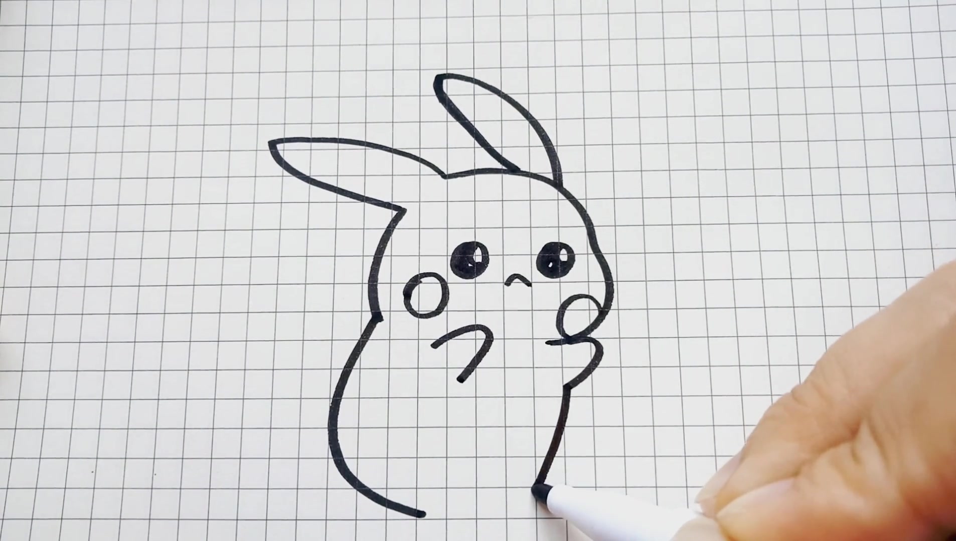 简单易学的皮卡丘画法