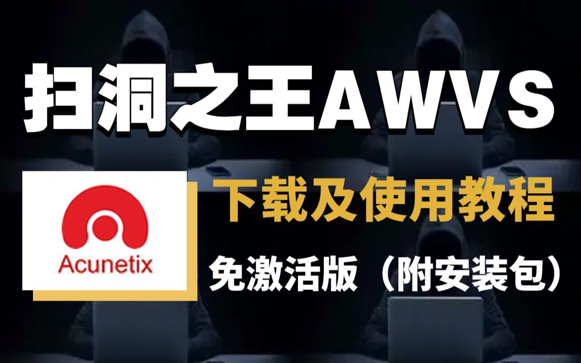 2023最新AWVS专业版激活教程,提供激活码,永久使用,三分钟手把手...