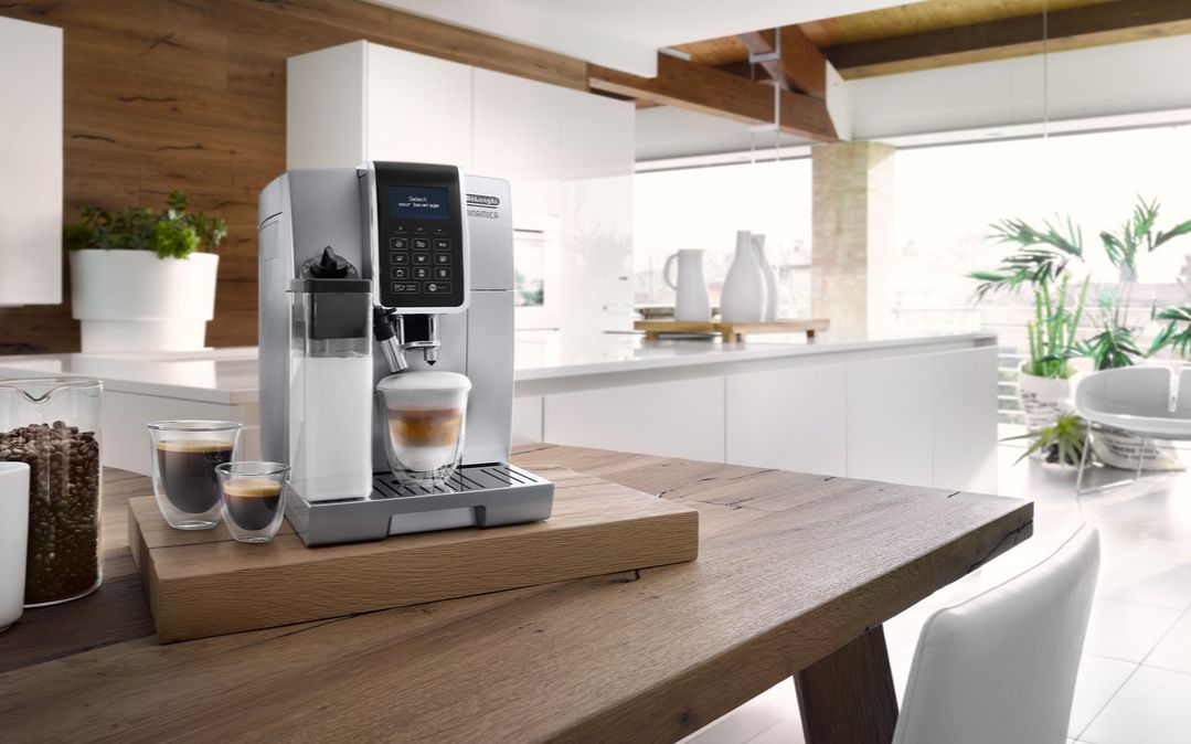 德龙全自动咖啡机ECAM350.75首次开机教程