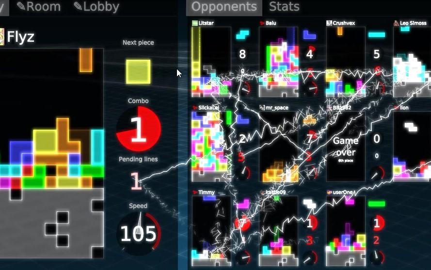 当你玩俄罗斯方块遇到全服第一第二的大爷会发生什么