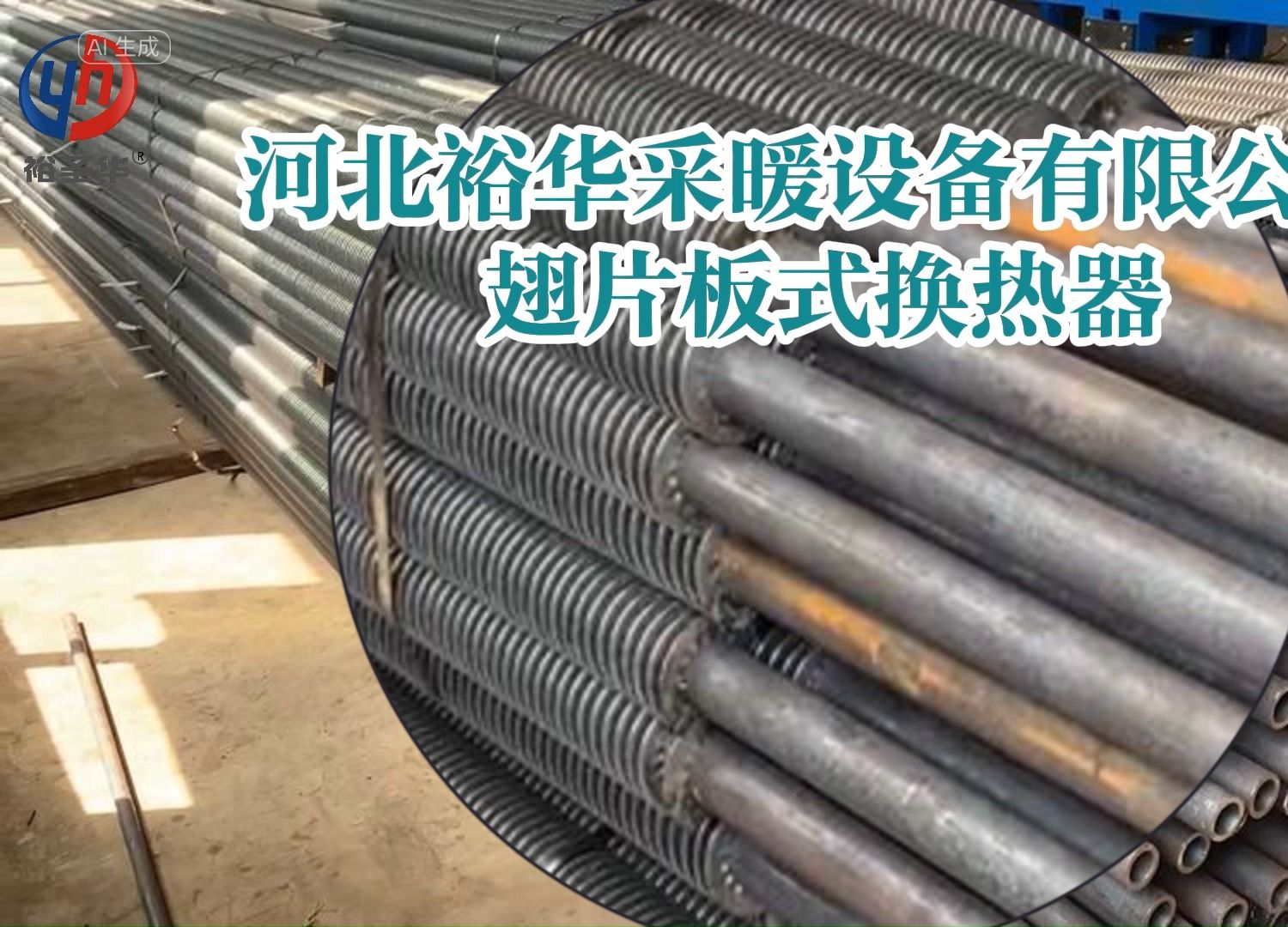 工业翅片管散热器 蒸汽空气加热器