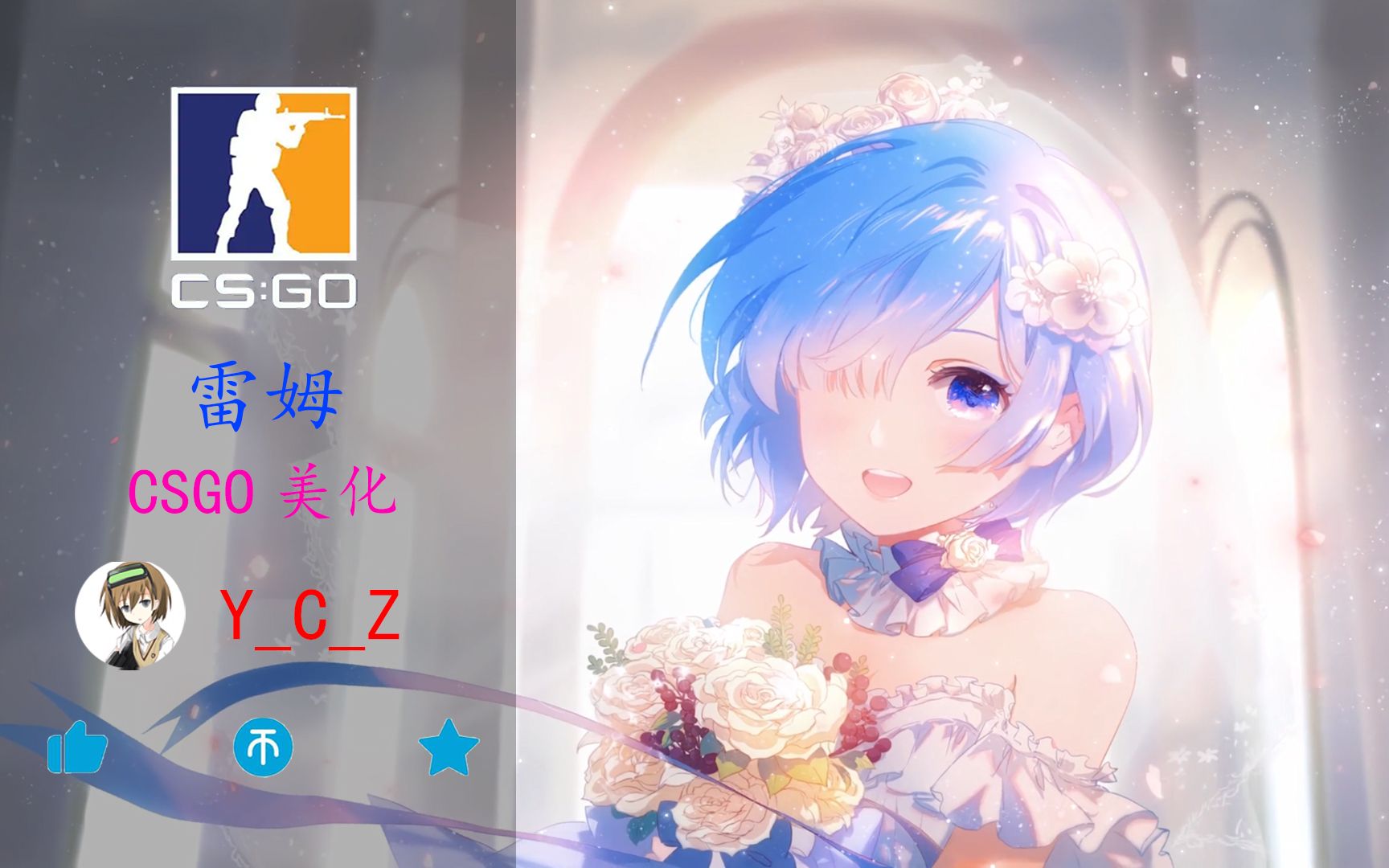 【雷姆】csgo美化 | 让gogo染上真爱的颜色吧