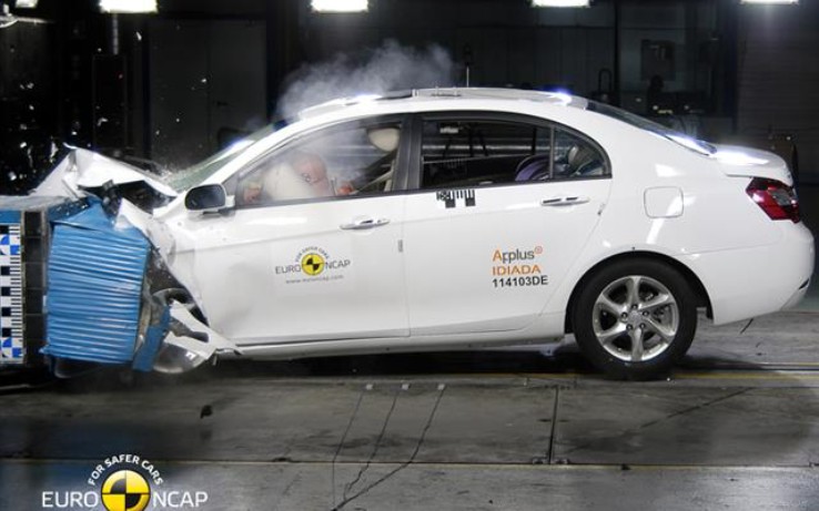 2011 吉利 豪情 帝豪 EC718 全面碰撞测试 euro ncap