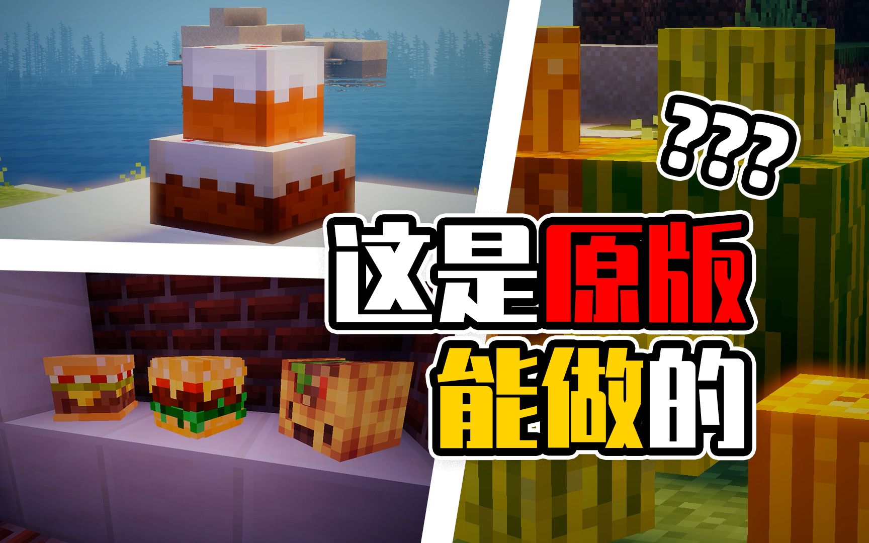 我的世界:这是不加模组材质包就能拥有的东西?_我的世界_技巧