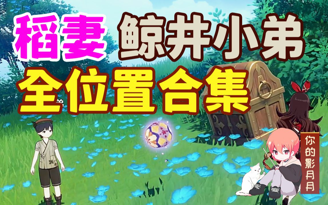 【原神】鲸井小弟/全系列合集/绣球/稻妻世界任务_手机游戏热门视频