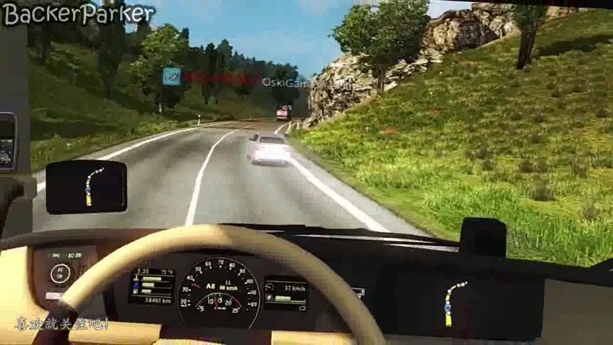 欧洲卡车模拟器2:白痴在路上开卡车-随机操作和有趣的时刻!