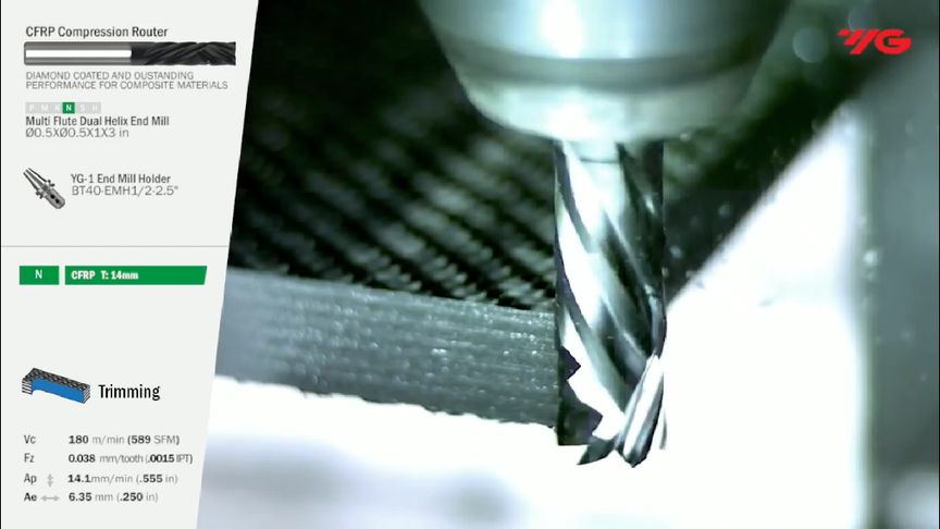 碳纤维材料如何加工?用碳纤维专用铣刀