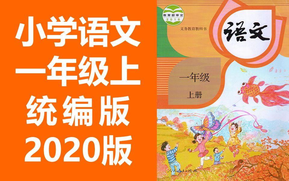 小学语文一年级语文上册 2020新版 统编版 部编版 人教版上册 教资...