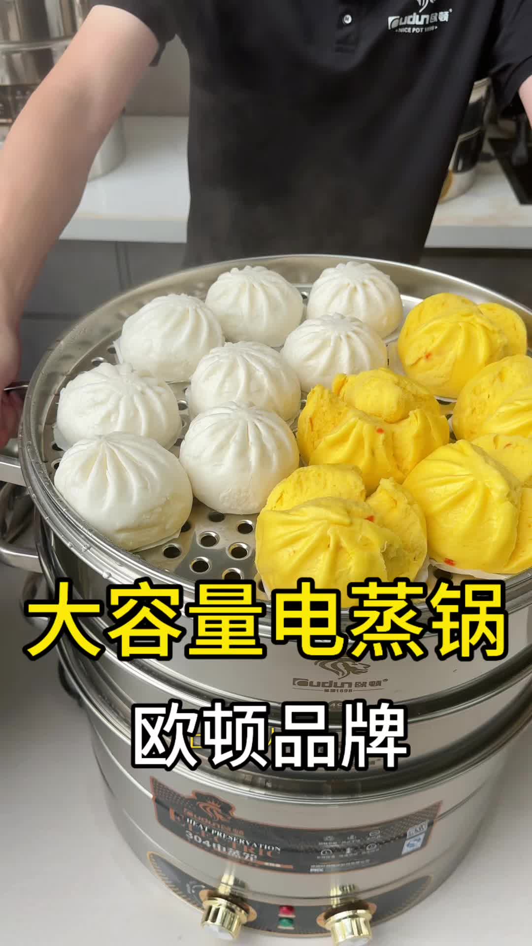 ...电蒸锅 大容量设计,可多层实用,蒸包子馒头,蒸菜一锅搞定,可以定时...