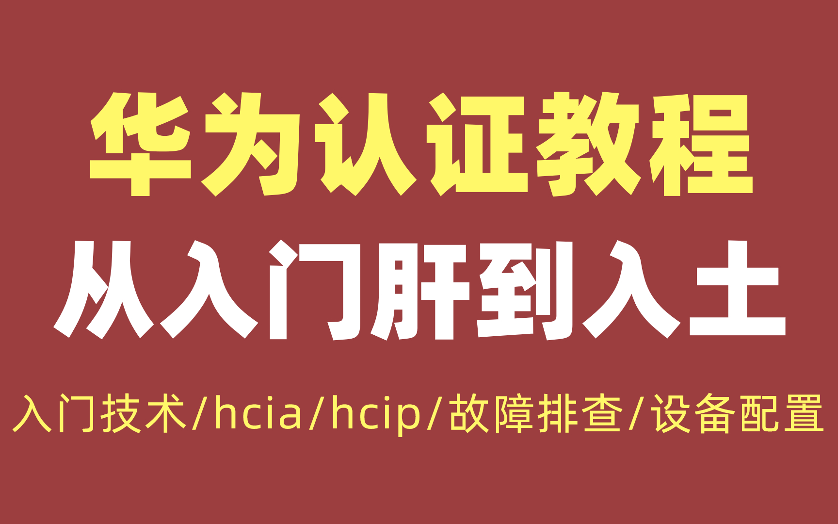 B站最强网络工程师教程,直接从入门给你肝到入土!涵盖网工入门技术/...