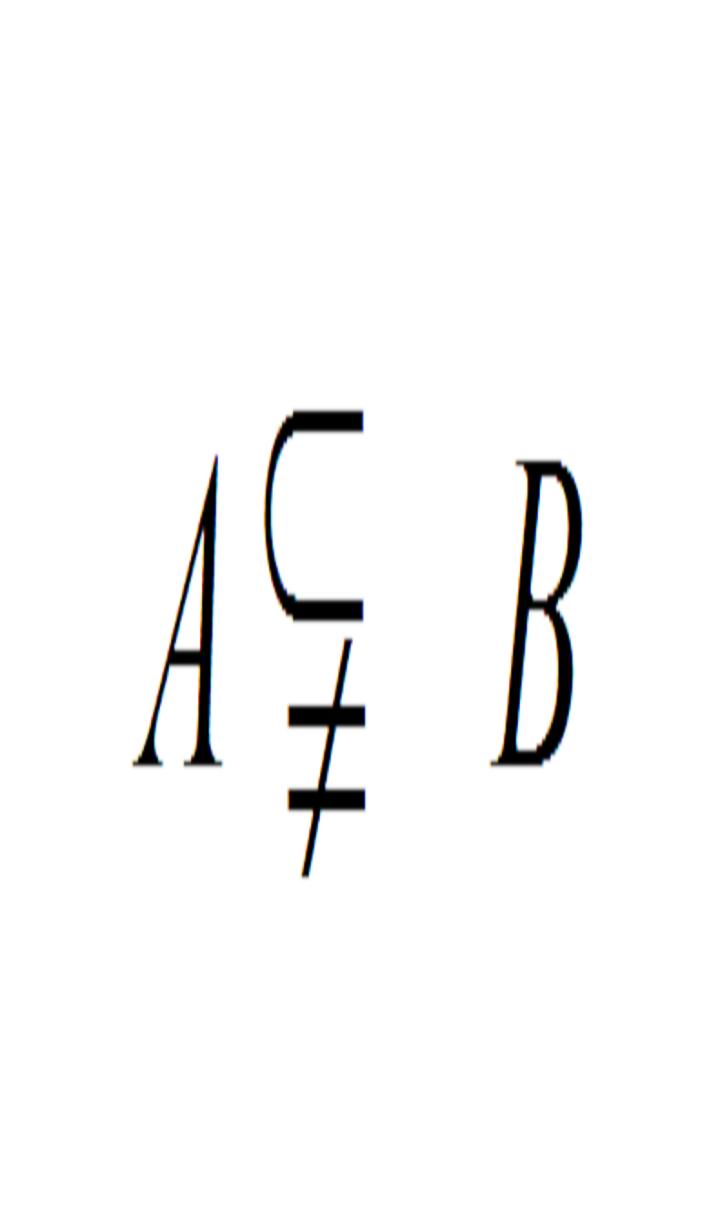 怎么用公式编辑器打出真包含于的符号