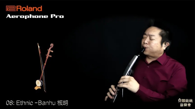 民乐板胡罗兰电吹管AE30音色测试