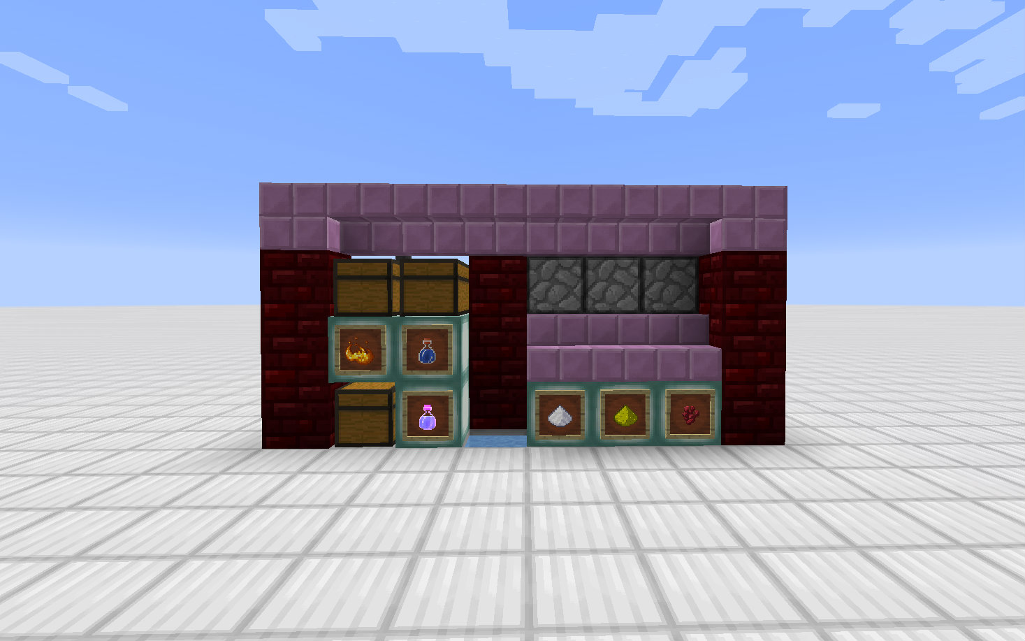 【minecraft1.10】怎样做一个全自动炼药机