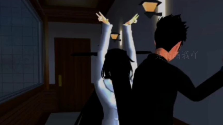 樱校惊悚小剧情:这个女鬼不太可怕#樱花校园模拟器 #樱校剧情