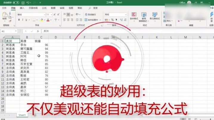 一招搞定EXCEL表格美观漂亮的方法