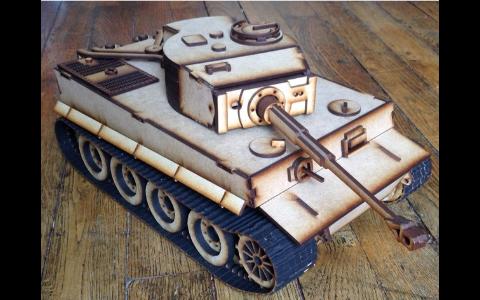 Tiger E虎式重型坦克模型图纸