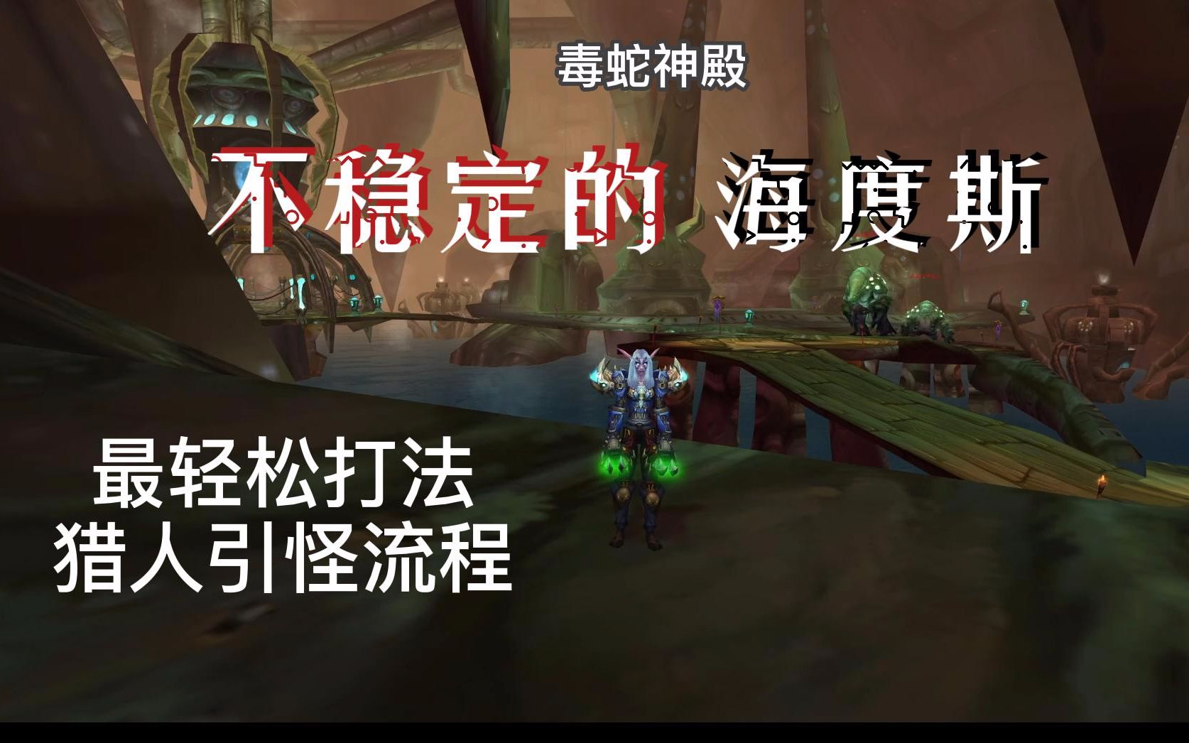 [怀旧服][TBC]毒蛇神殿海度斯轻松卡位打法(猎人)开怪流程