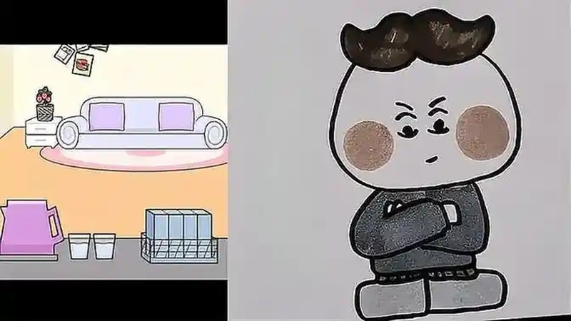 本子呢 动画 画画