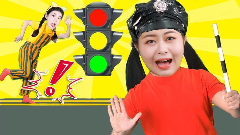 小朋友过马路不遵守交通规则怎么教育儿童户外交通安全教育益智真人...
