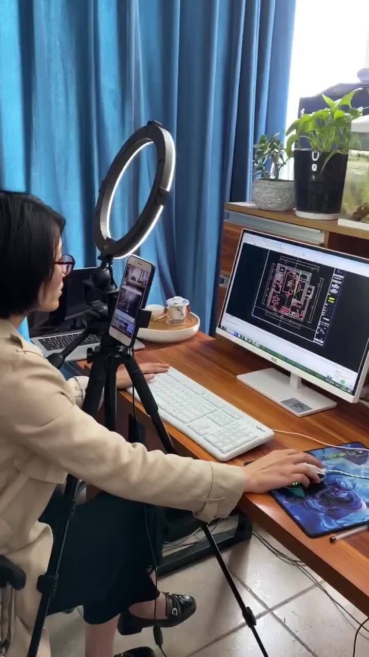 .来了,你家的设计师直播开始了!#设计师日常 #室内设计 #近期热门话题