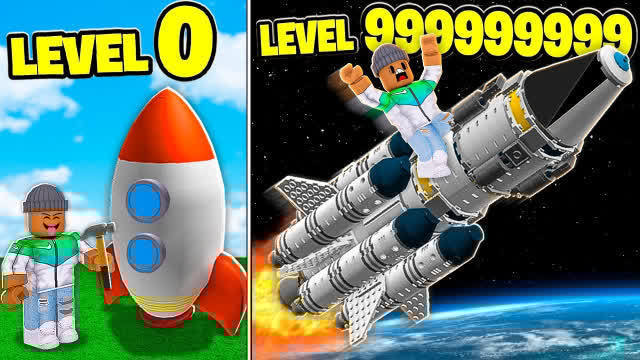 Roblox发射火箭模拟器:升级超级火箭!小格解说